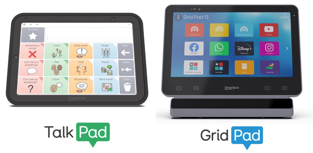 Grid Pad en Talk Pad communicatieapparaten - REVA